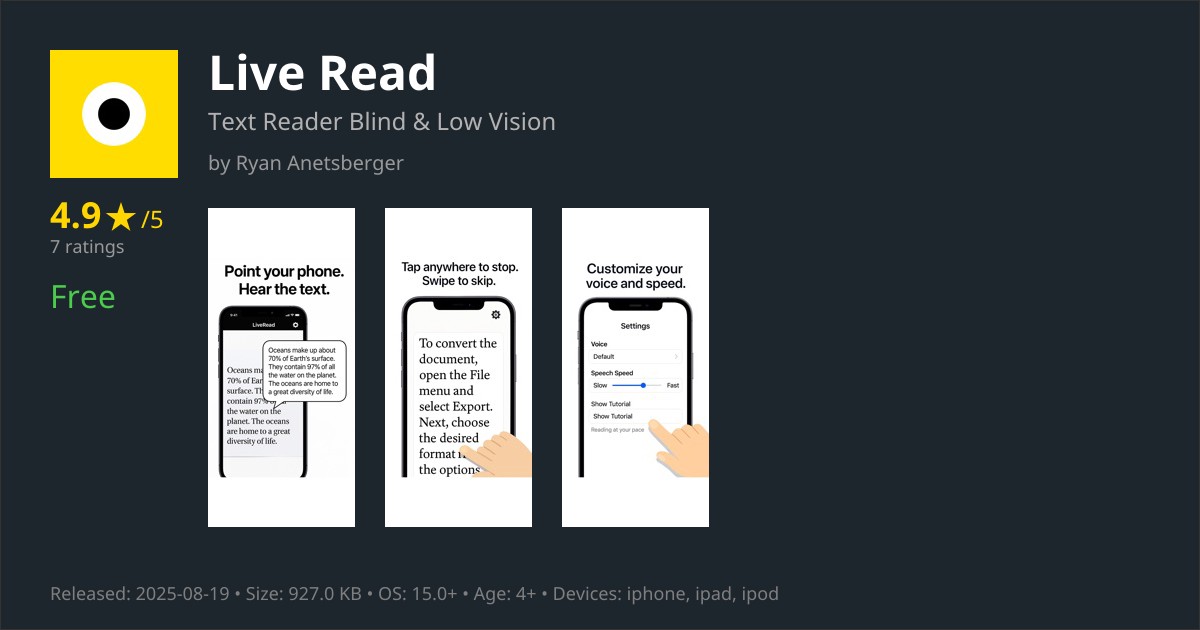 Live Read App Reviews – Features, Alternatives & User Ratings