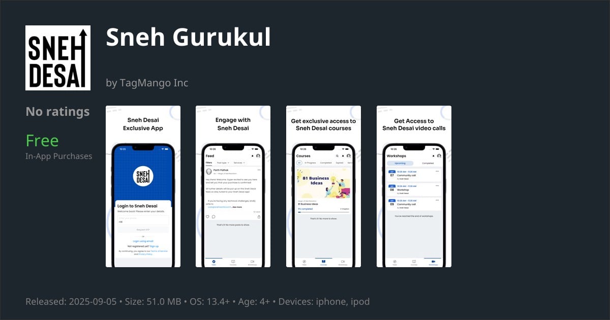 Sneh Gurukul app for iPhone — Download