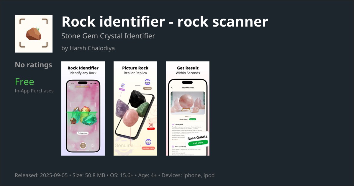 Rock identifier App Reviews – Features, Pricing & User Ratings
