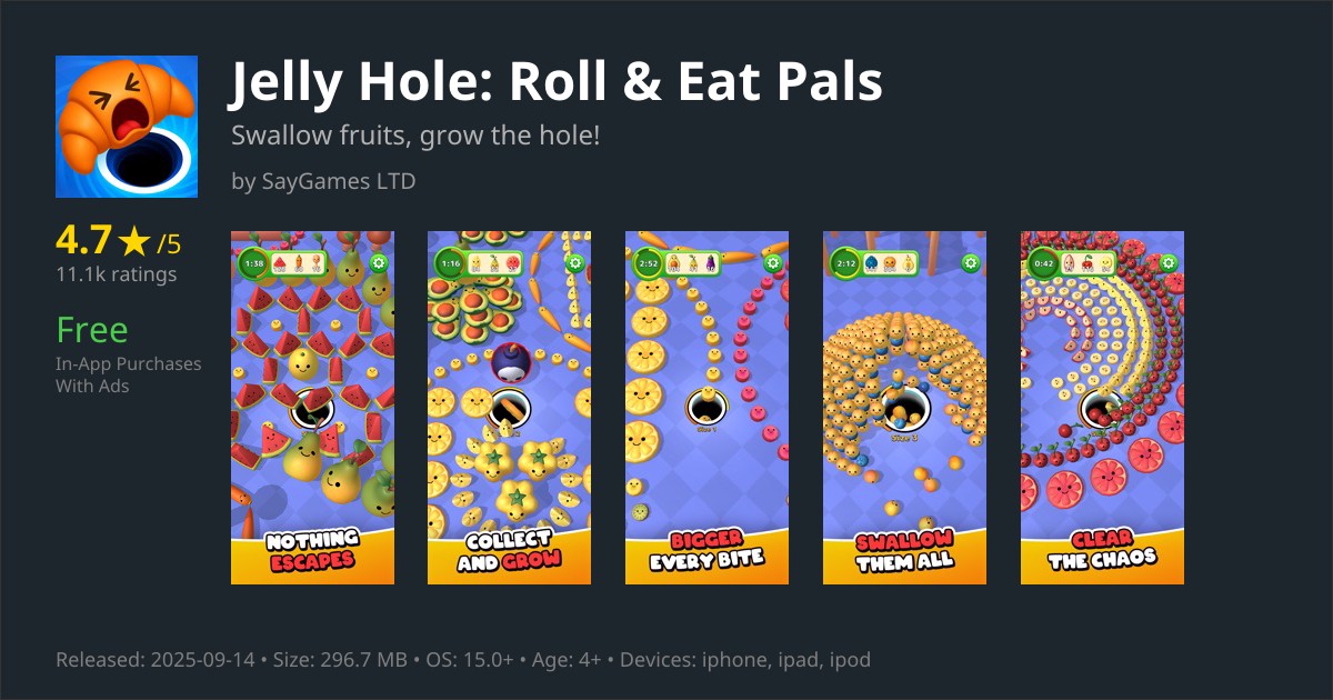 Jelly Hole game for iPhone - Download
