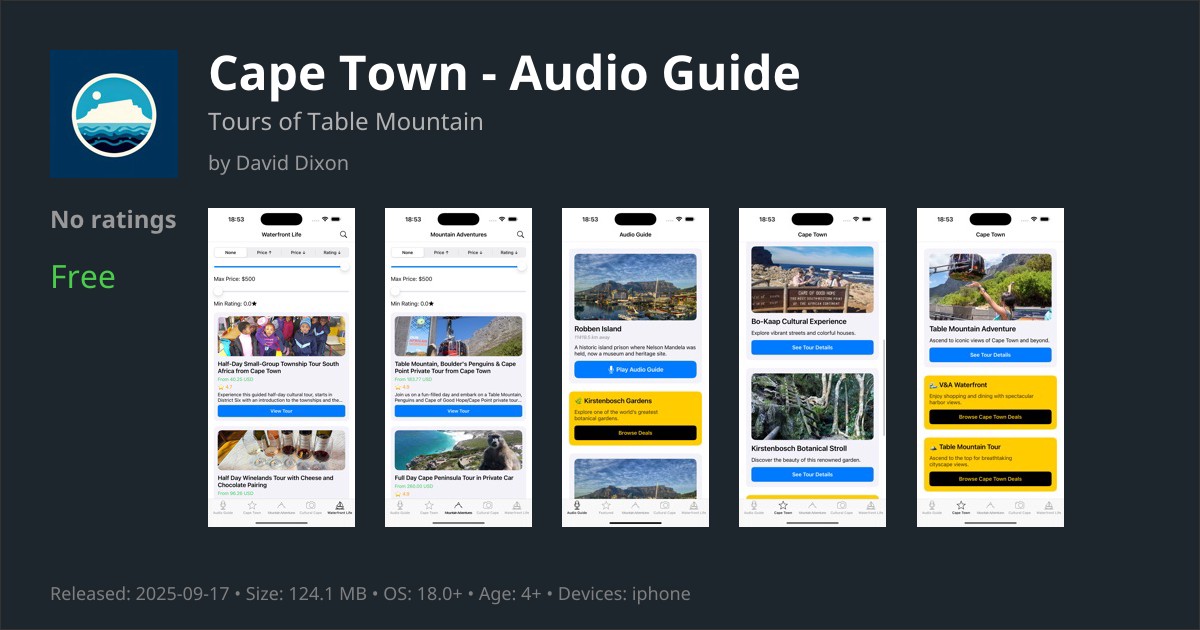 Cape Town App Reviews – Features, Alternatives & User Ratings
