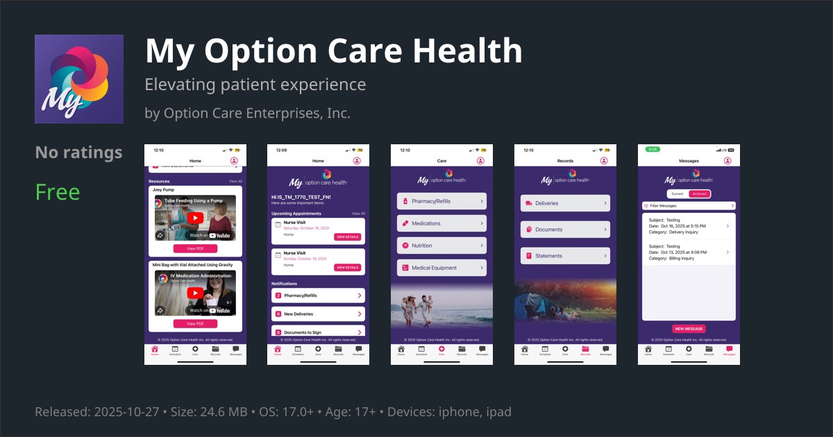 My Option Care Health App Reviews – Features, Alternatives & User Ratings