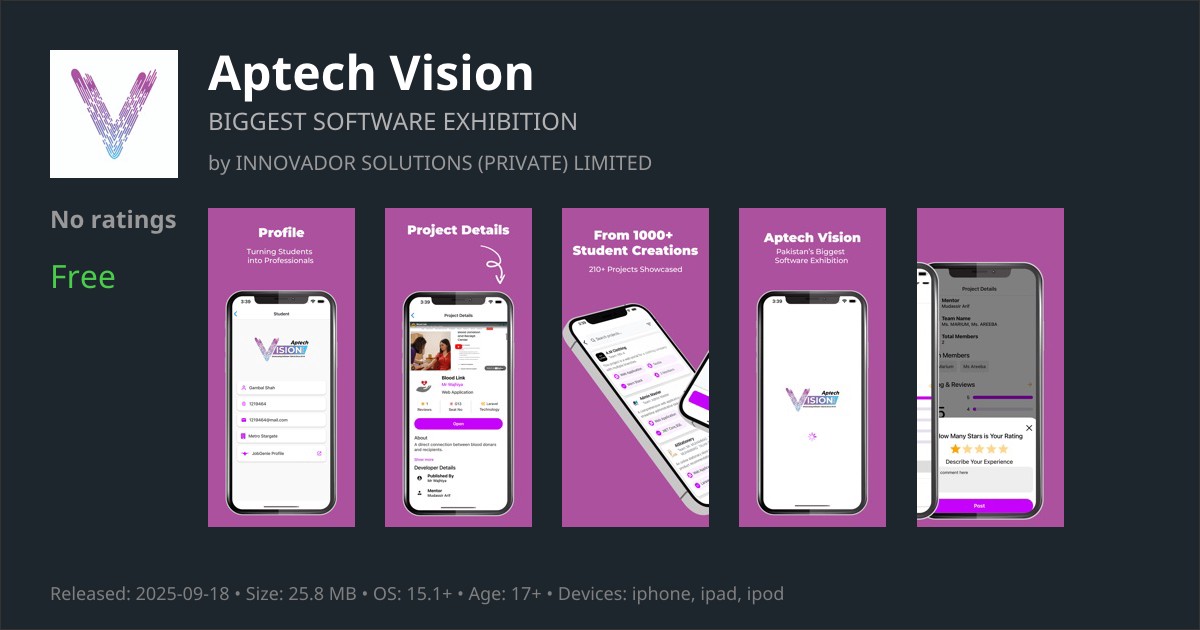 Aptech Vision App Reviews – Features, Alternatives & User Ratings