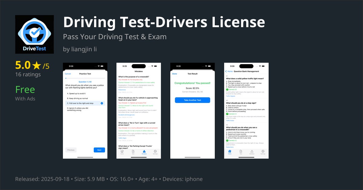 Driving Test App Reviews – Features, Alternatives & User Ratings
