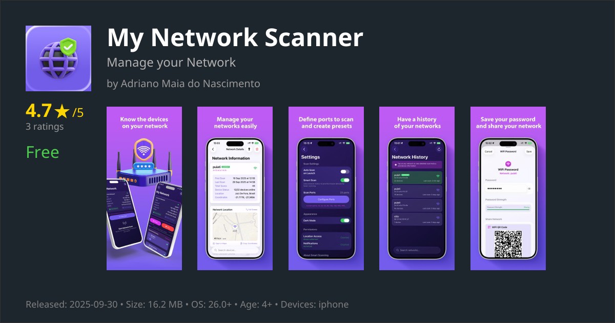 My Network Scanner App Reviews – Features, Alternatives & User Ratings
