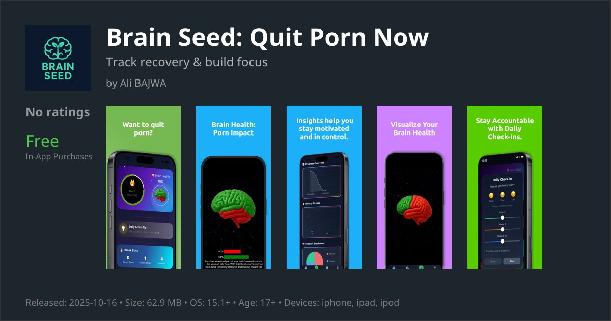 Brain Seed App for iPhone - Download