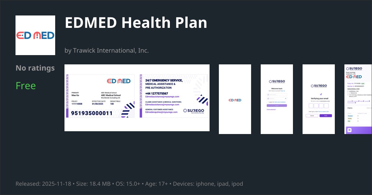 EDMED Health Plan App Reviews – Features, Alternatives & User Ratings