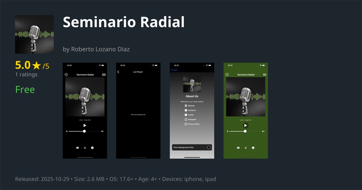 Seminario Radial App Reviews – Features, Alternatives & User Ratings