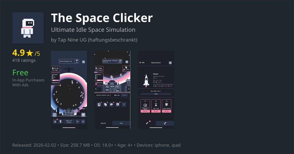 The Space Clicker Game Reviews – Features, Alternatives & User Ratings