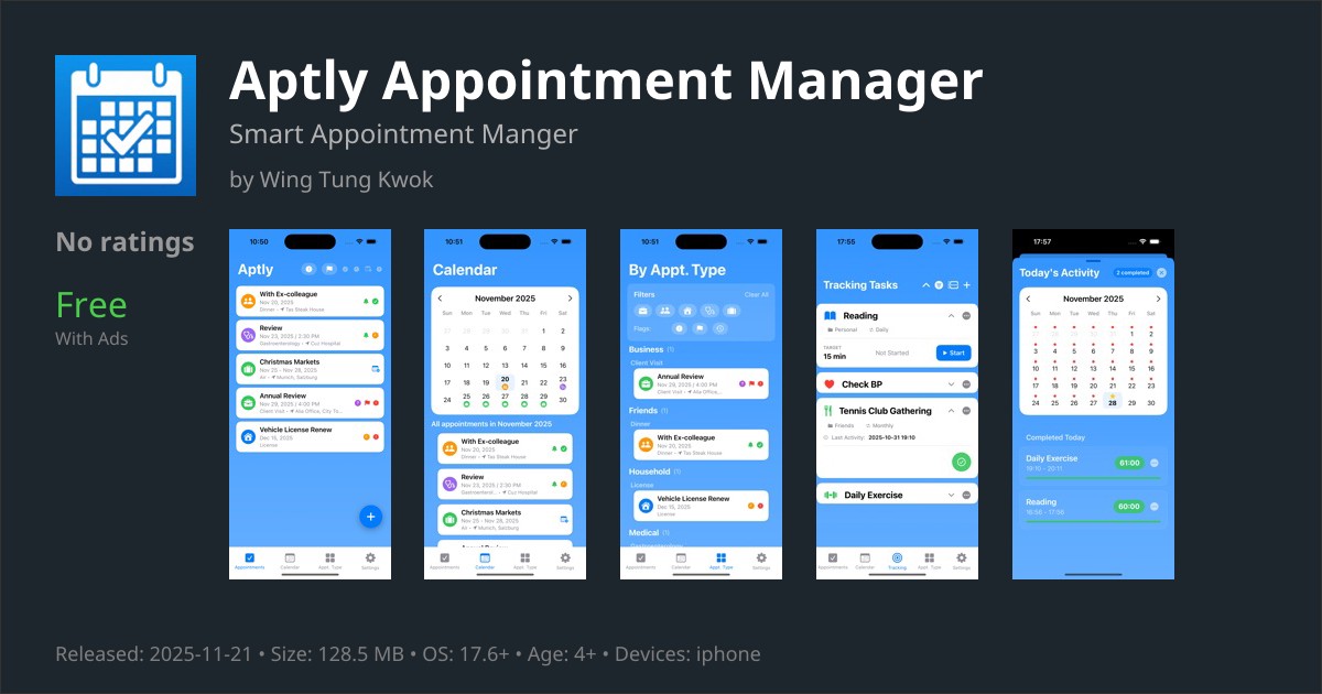 Aptly Appointment Manager App Reviews – Features, Alternatives & User ...