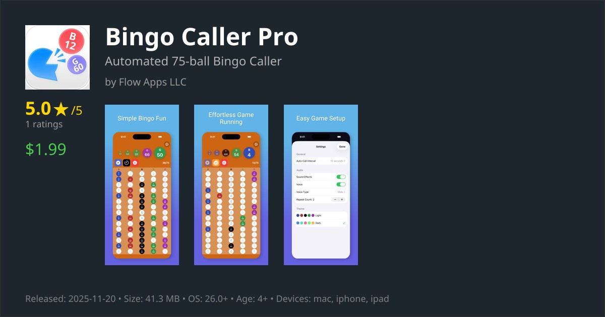Bingo Caller Pro Game Reviews – Features, Alternatives & User Ratings