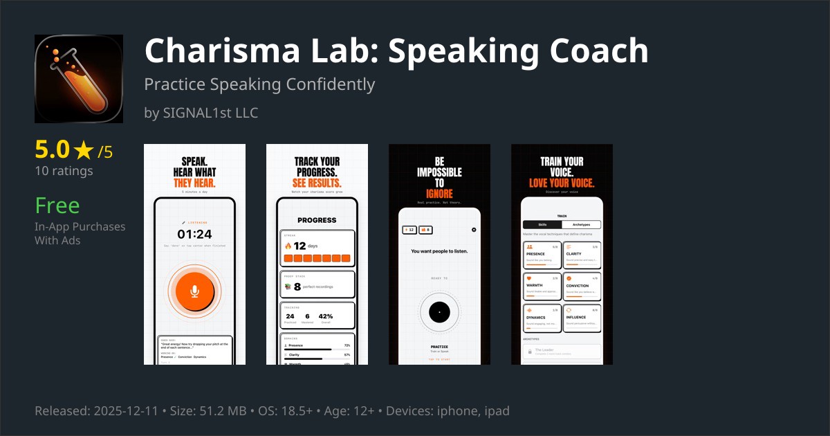 Charisma Lab App Reviews – Features, Pricing & User Ratings