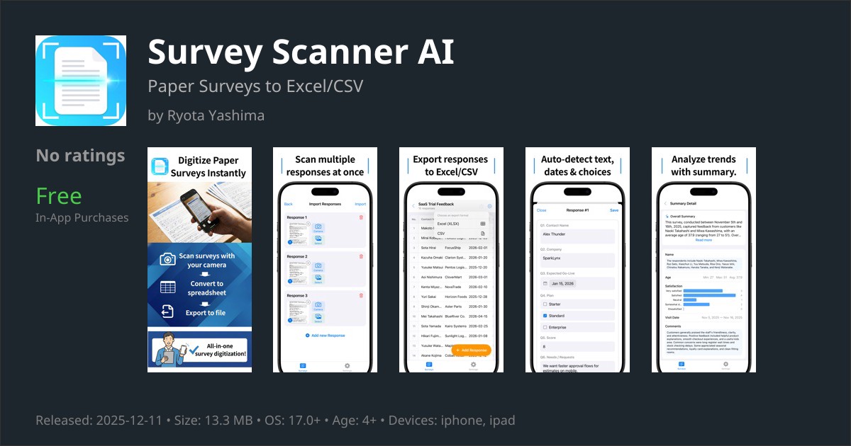Survey Scanner AI App Reviews – Features, Pricing & User Ratings