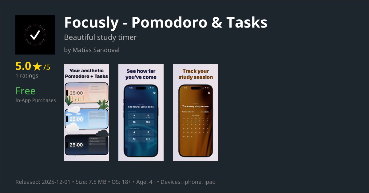 Focusly App Reviews – Features, Pricing & User Ratings