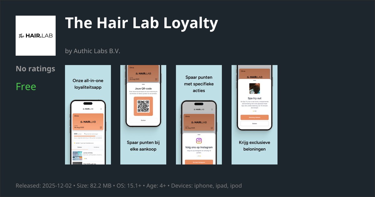 The Hair Lab Loyalty App Reviews – Features, Alternatives & User Ratings