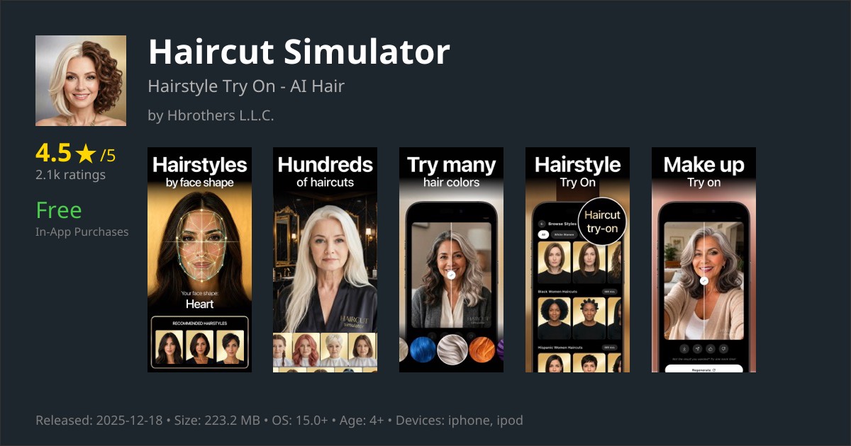 Haircut Simulator App Reviews – Features, Alternatives & User Ratings