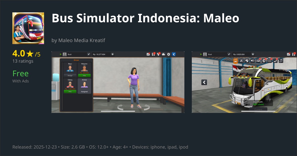 Bus Simulator Indonesia - Realistic Bus Driving Game