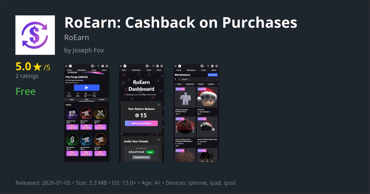RoEarn app