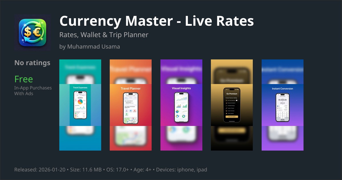 Currency Master App Reviews – Features, Alternatives & User Ratings