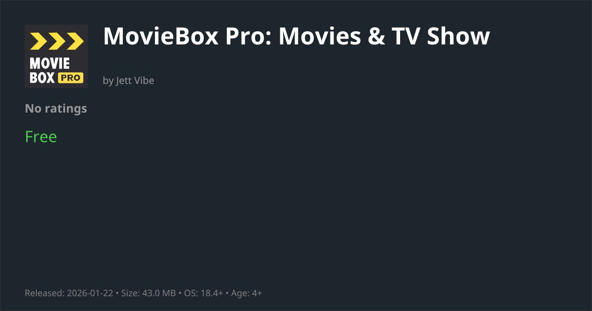 MovieBox Pro App for iOS - Download