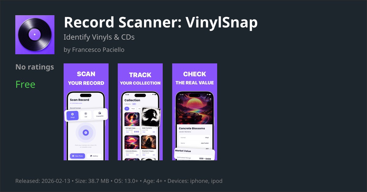Record Scanner App Reviews – Features, Alternatives & User Ratings