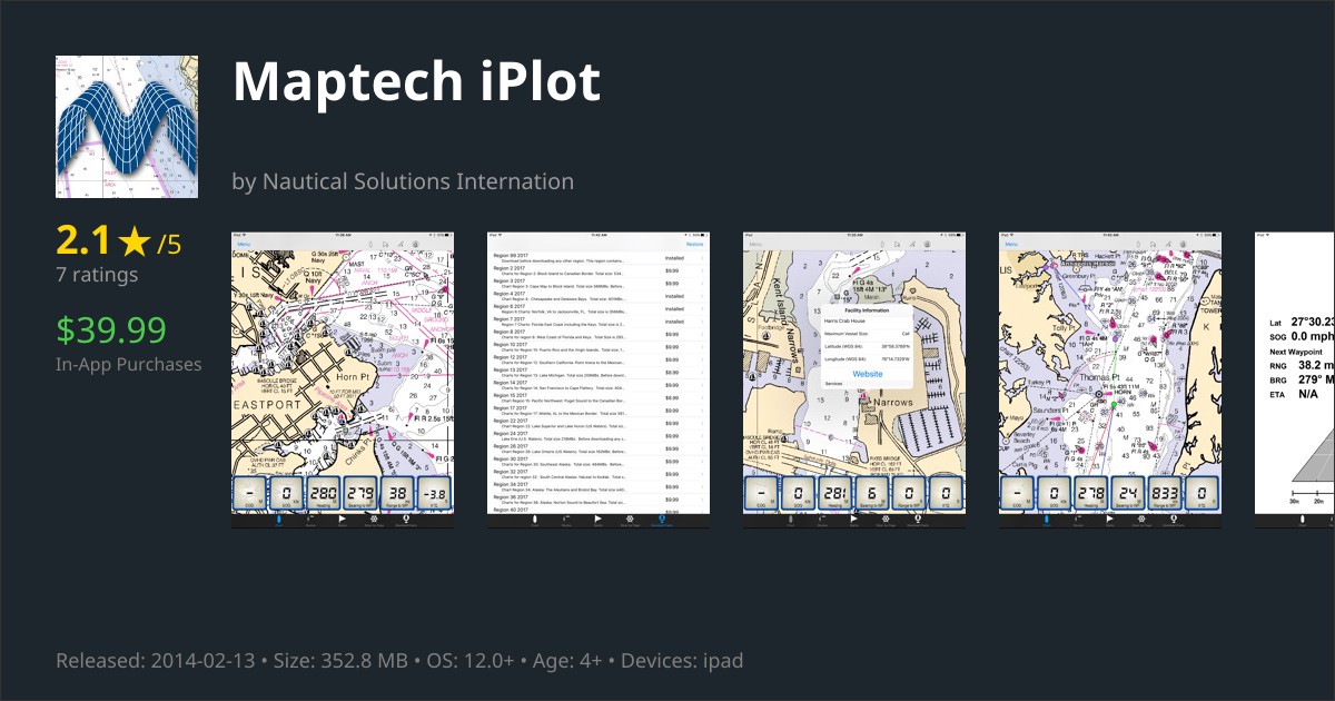 Maptech iPlot App Reviews – Features, Pricing & User Ratings