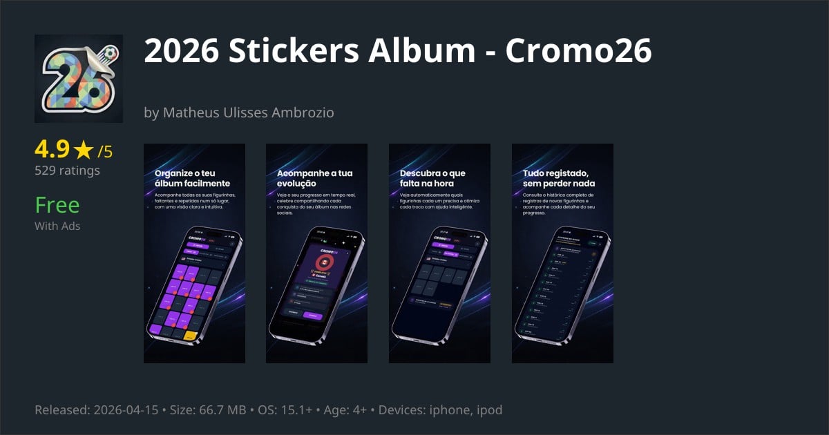 2026 Stickers Album app for iPhone — Download