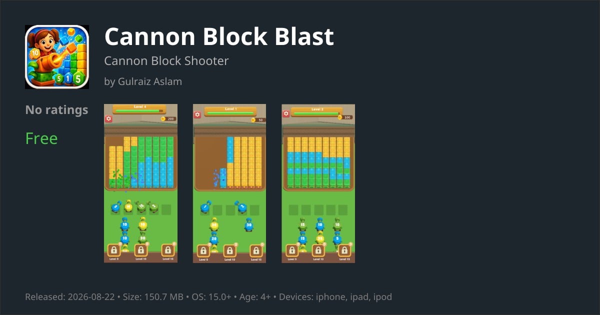 Cannon Block Blast game