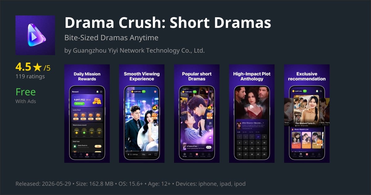 Drama Crush Reviews | Read user reviews of Drama Crush: Short Dramas