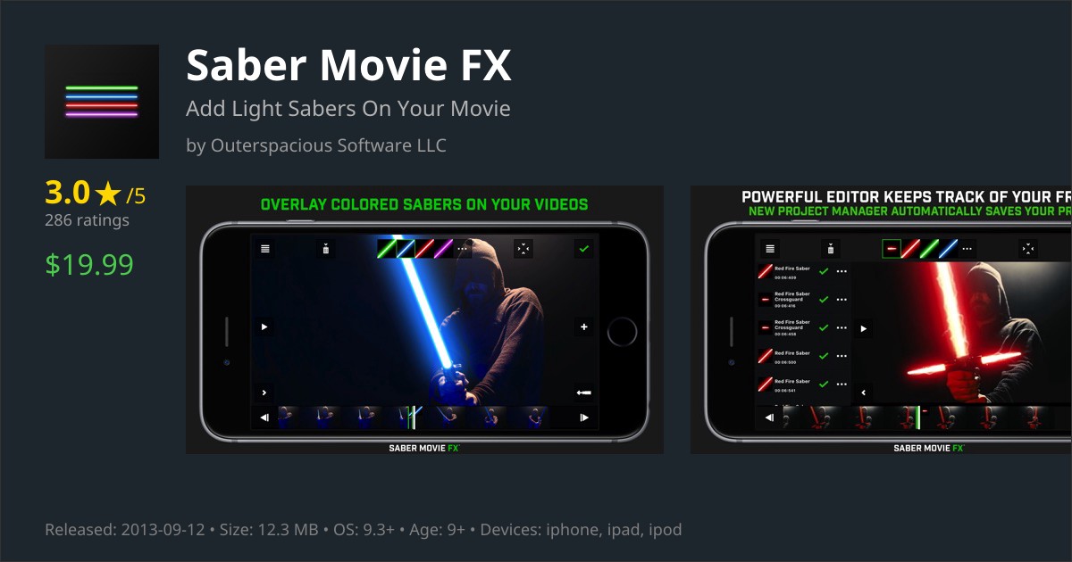 Saber Movie FX App Reviews – Features, Alternatives & User Ratings
