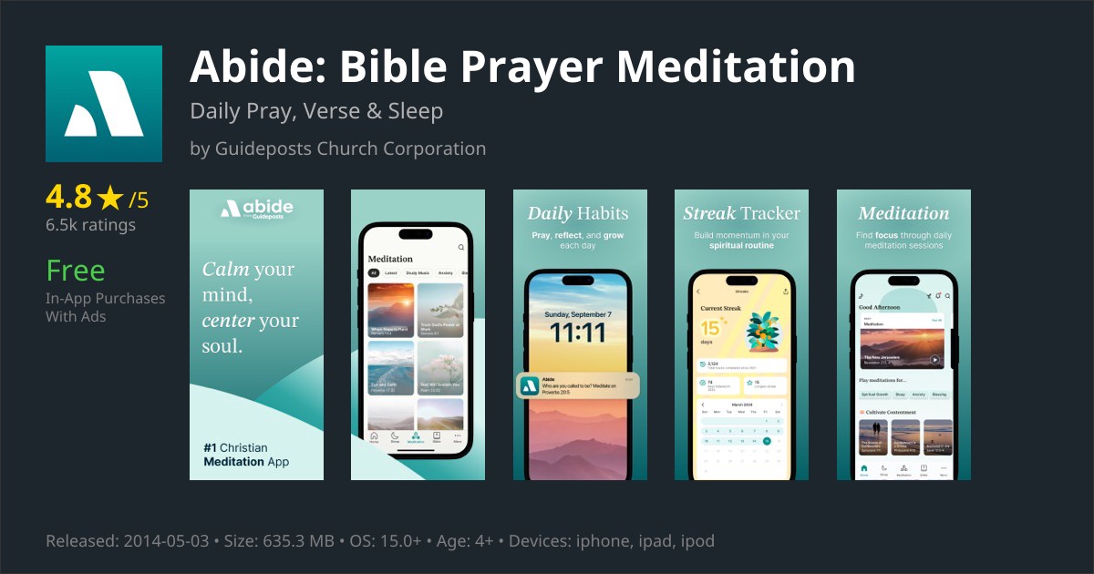 Abide app for iPhone — Download