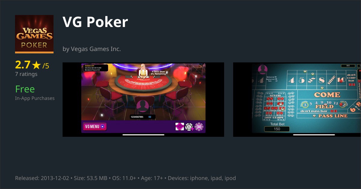 VG Poker Game Reviews – Features, Pricing & User Ratings