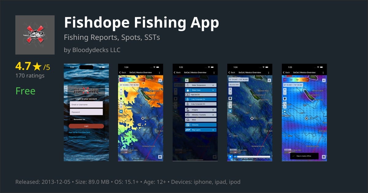 Fishdope Fishing App – 22 user reviews