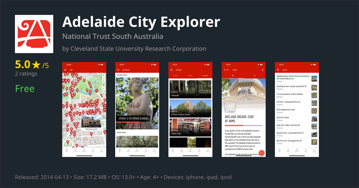 Adelaide City Explorer App Reviews – Features, Alternatives & User Ratings