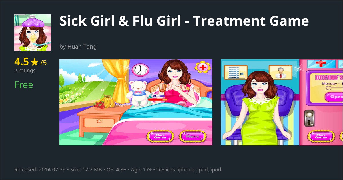 Sick Girl & Flu Girl Game for iPhone - Download