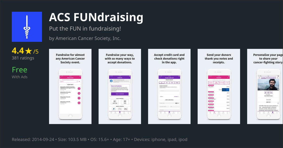 ACS FUNdraising App Reviews – Features, Alternatives & User Ratings