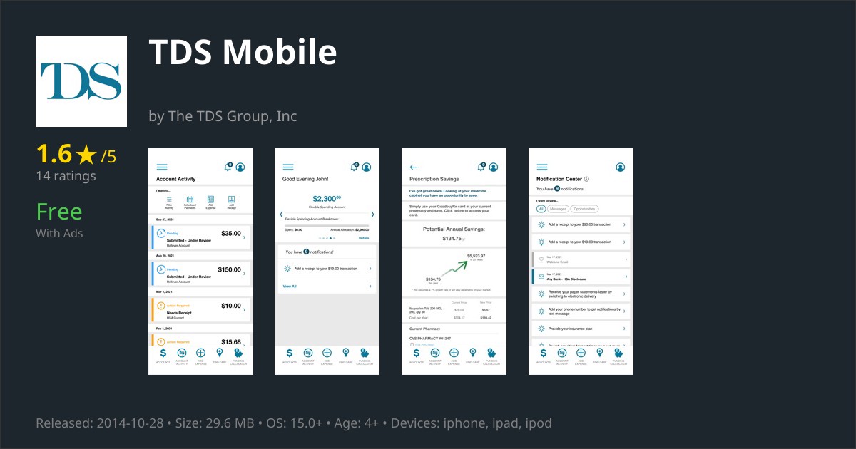 TDS Mobile App Reviews – Features, Alternatives & User Ratings