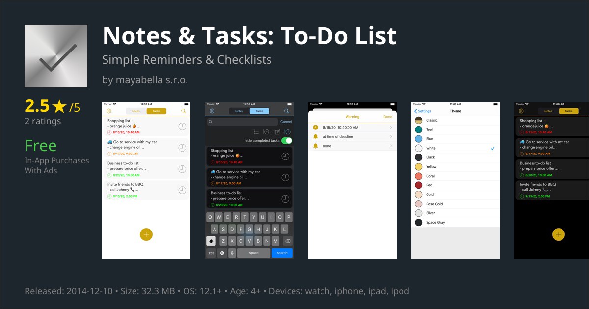 Notes & Tasks App Reviews – Features, Pricing & User Ratings