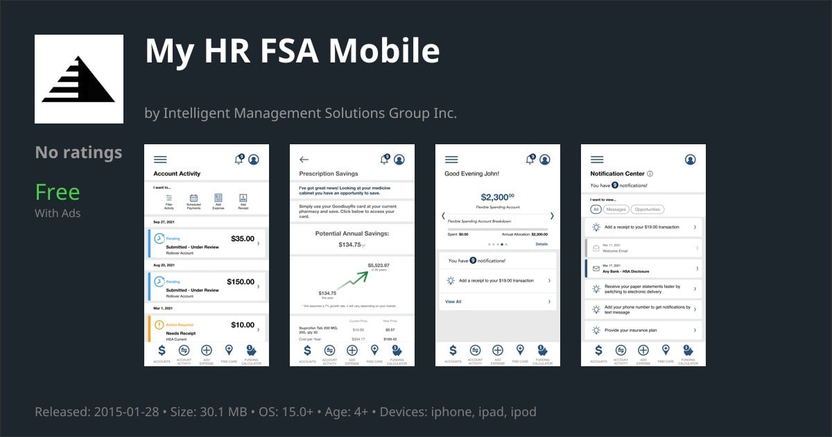 My HR FSA Mobile App for iPhone - Download