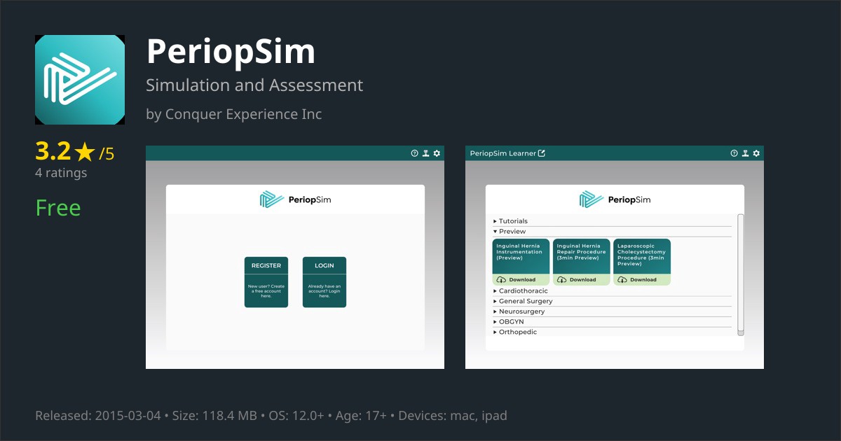 PeriopSim App Reviews – Features, Alternatives & User Ratings