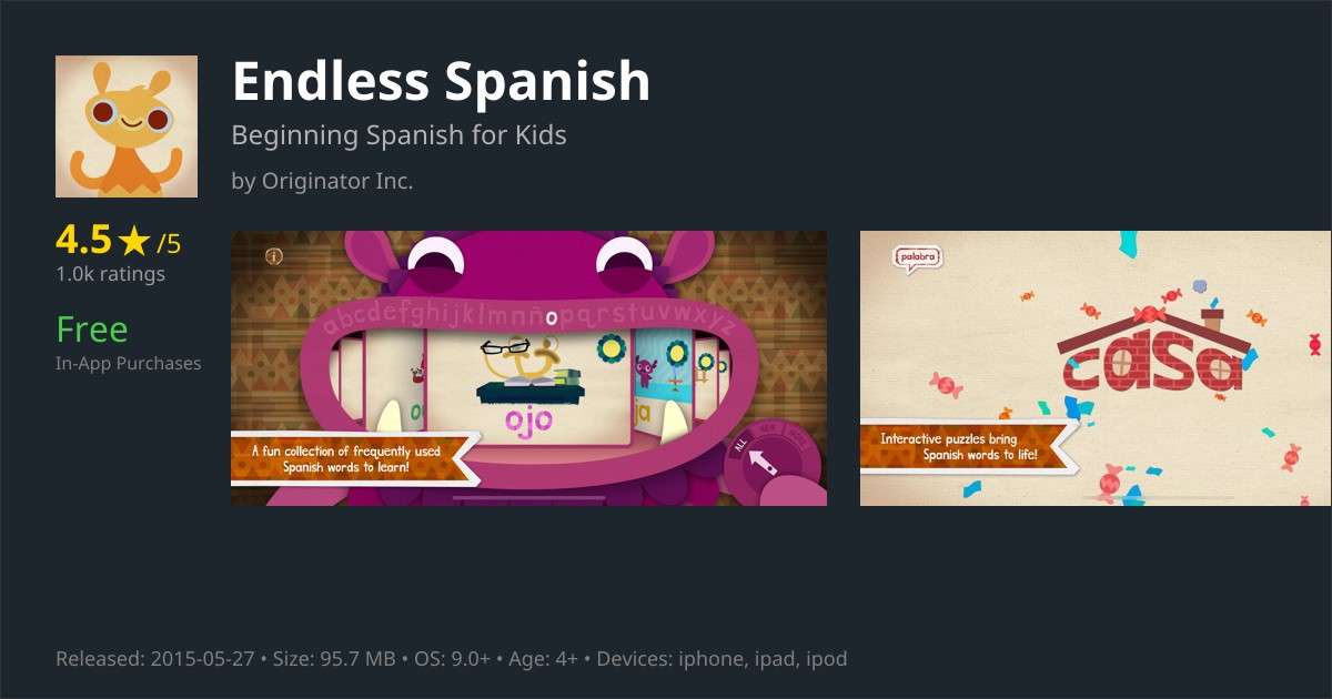 Endless Spanish App Reviews – Features, Pricing & User Ratings