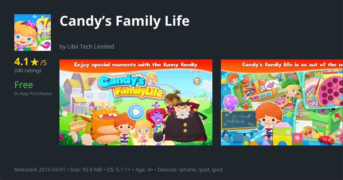 Candy's Family Life - Family Game, Decorate, Dress Up | AppsHunter