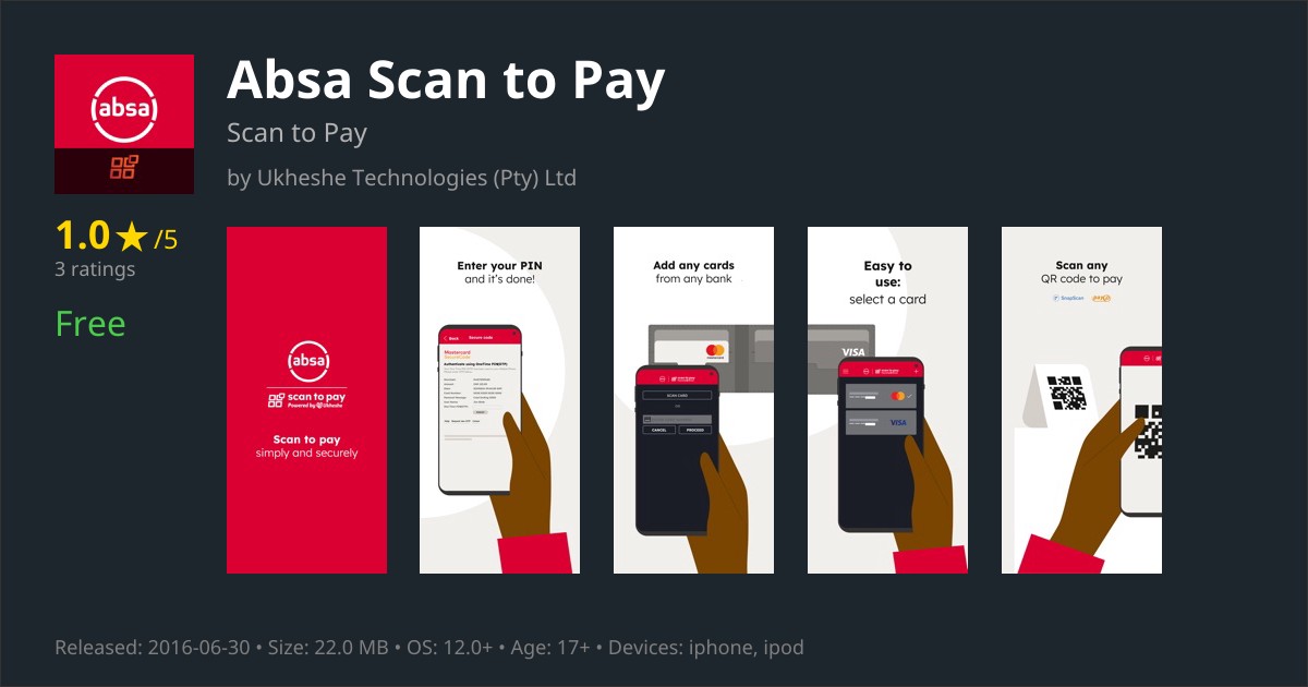 Absa Scan to Pay App Reviews – Features, Alternatives & User Ratings